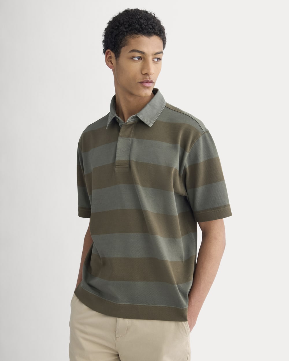EVERLANE Vintage Rugby Polo Shirt